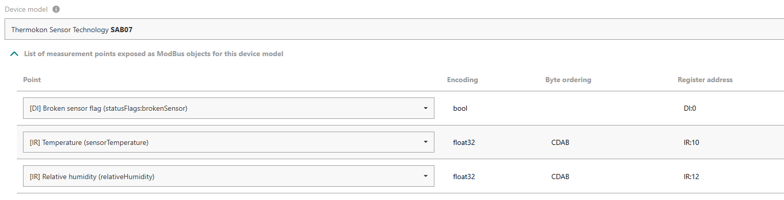 Setting up the Modbus dataflow | ThingPark Enterprise All-in-one